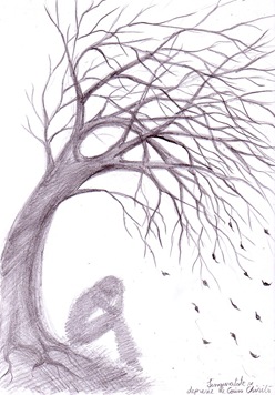 Singurătate si depresie – Desene si picturi de Corina Chirila