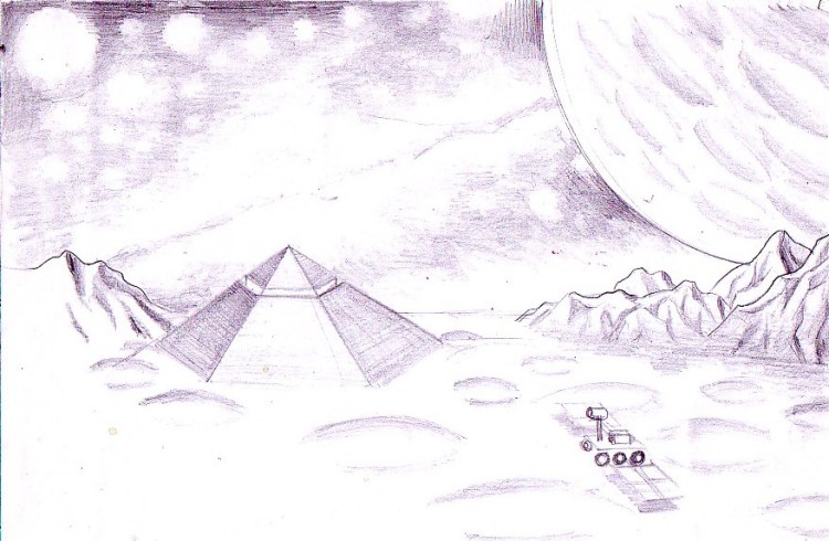 Piramide – Desene si picturi de Corina Chirila