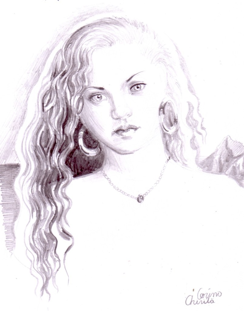 Portrete desenate in creion – Desene si picturi de Corina Chirila