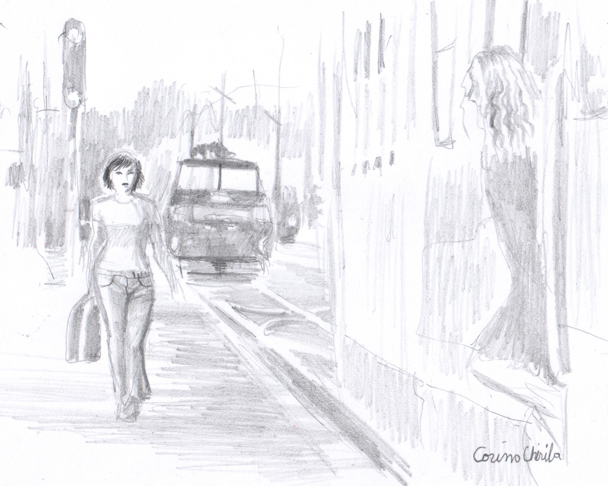 Pe un peron in gara – un vis, cateva desene, o pictura si o poezie ...
