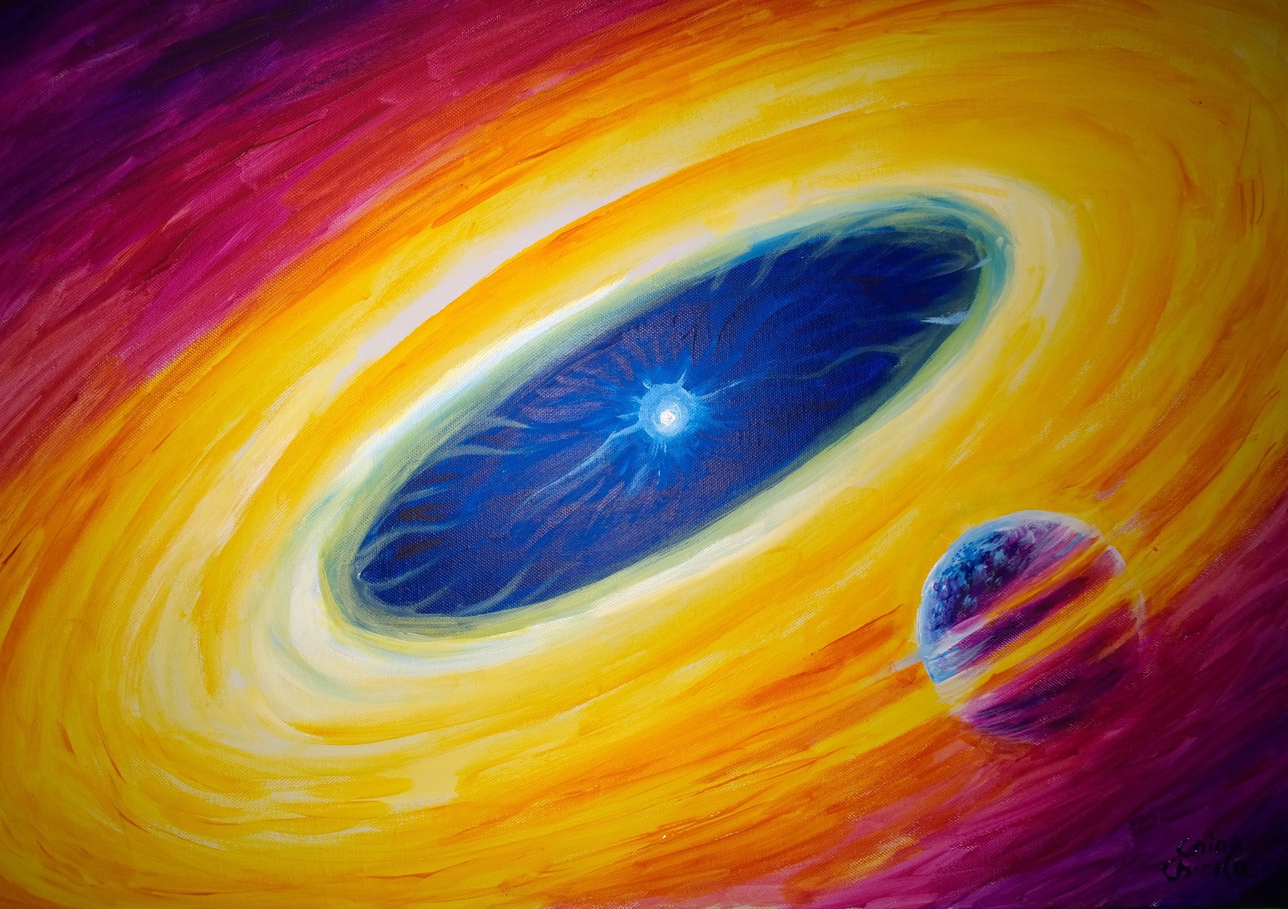 Beta Pictoris – Desene si picturi de Corina Chirila