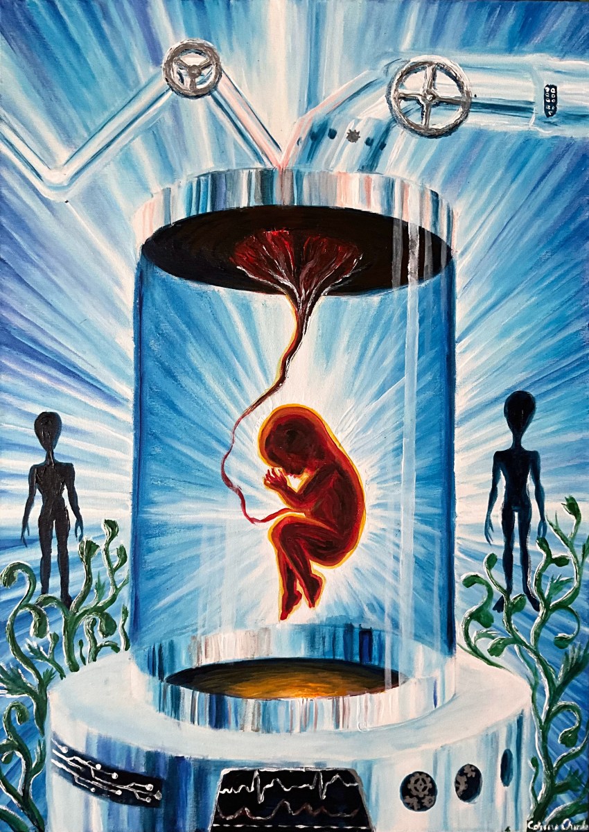 Fetus crescut de extraterestrii intr-un uter artificial – Desene si ...